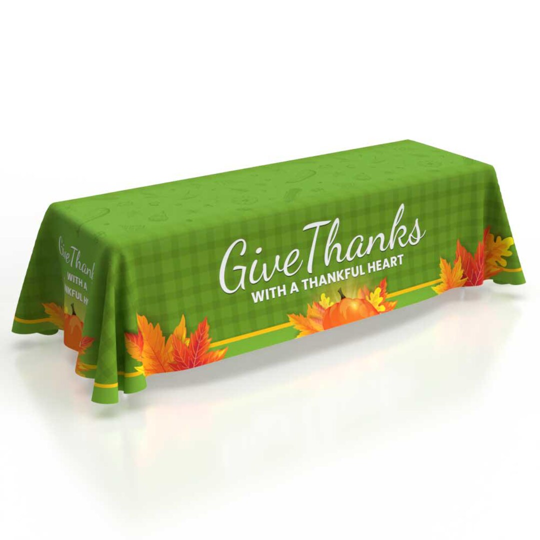 Thanksgiving Table Throw, Grateful Heart Design, Fall Church Decor - Etsy