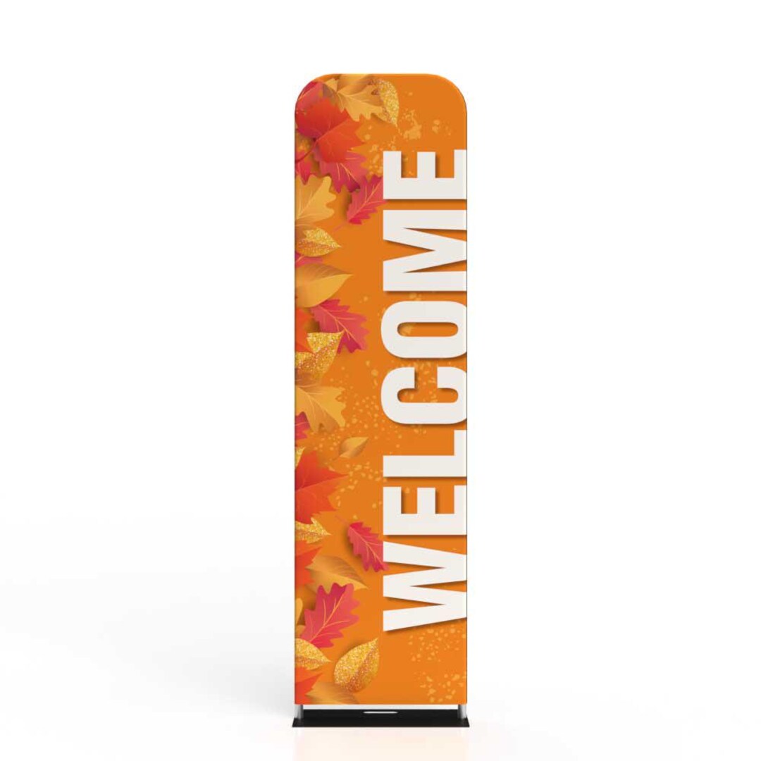 Fall Welcome Banner, Tension Fabric Stand, Church Decor, Thanksgiving ...