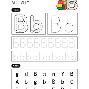 Alphabet Tracing Worksheets Bundle: Kids Handwriting Practice (PDF ...