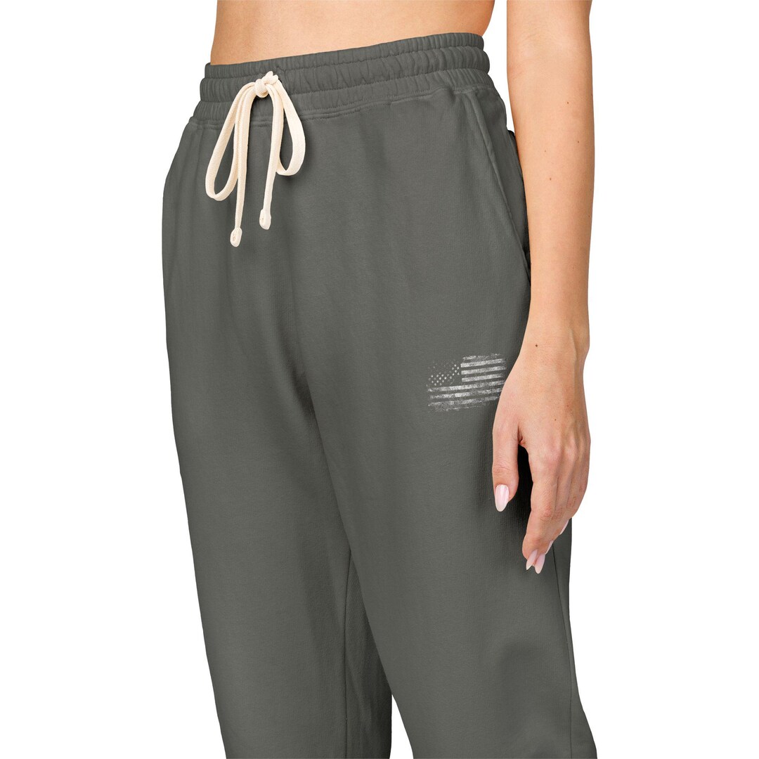 American Flag Sweatpants, Comfy Sweatpants, Lightweight Fleece ...
