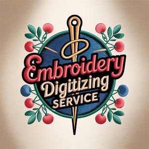 Custom Embroidery Digitizing Service: Fast Turnaround - Etsy