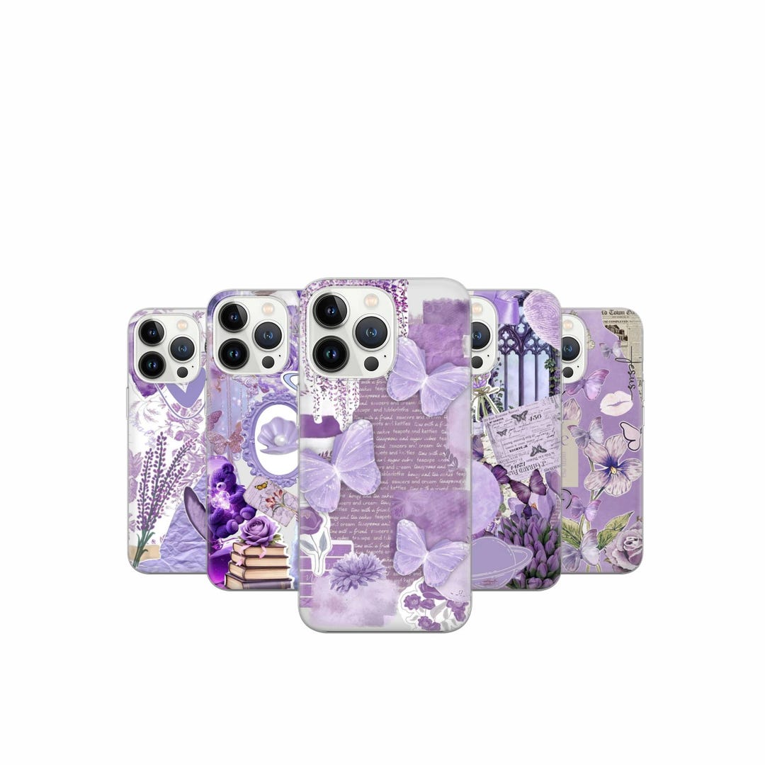 Purple Aesthetic | Dreamy Sparkle Phone Case | iPhone 16, 15, 14 Pro ...