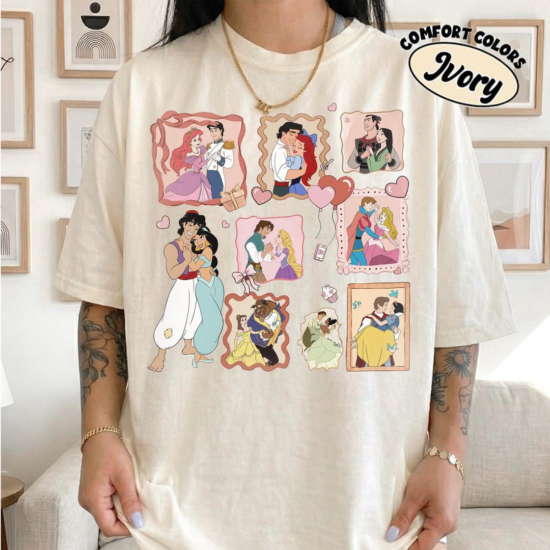 Disney Princess Coquette Shirt, Princess Bow Shirt, Disney Aurora Ariel ...