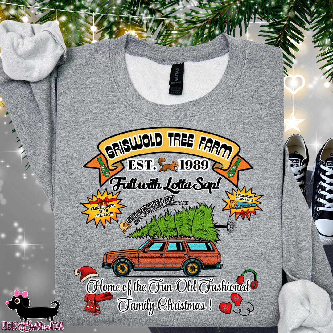 Retro Griswold Tree Farm PNG: Retro Christmas Vacation Design (digital ...