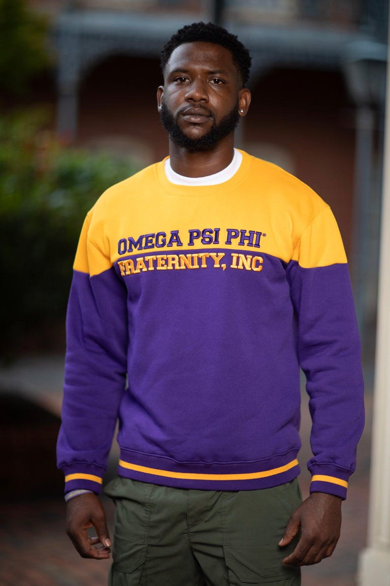 Omega Color Block Sweatshirt - Etsy