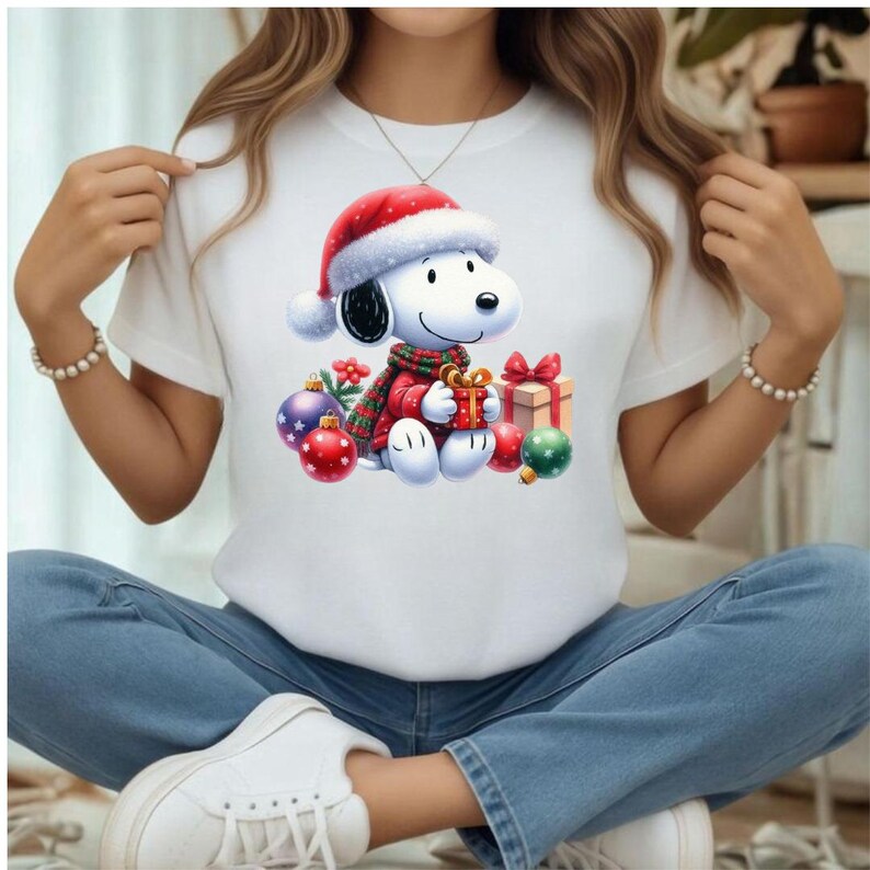 Snoopy Christmas PNG Bundle, Festive Peanuts Clipart (digital Download ...