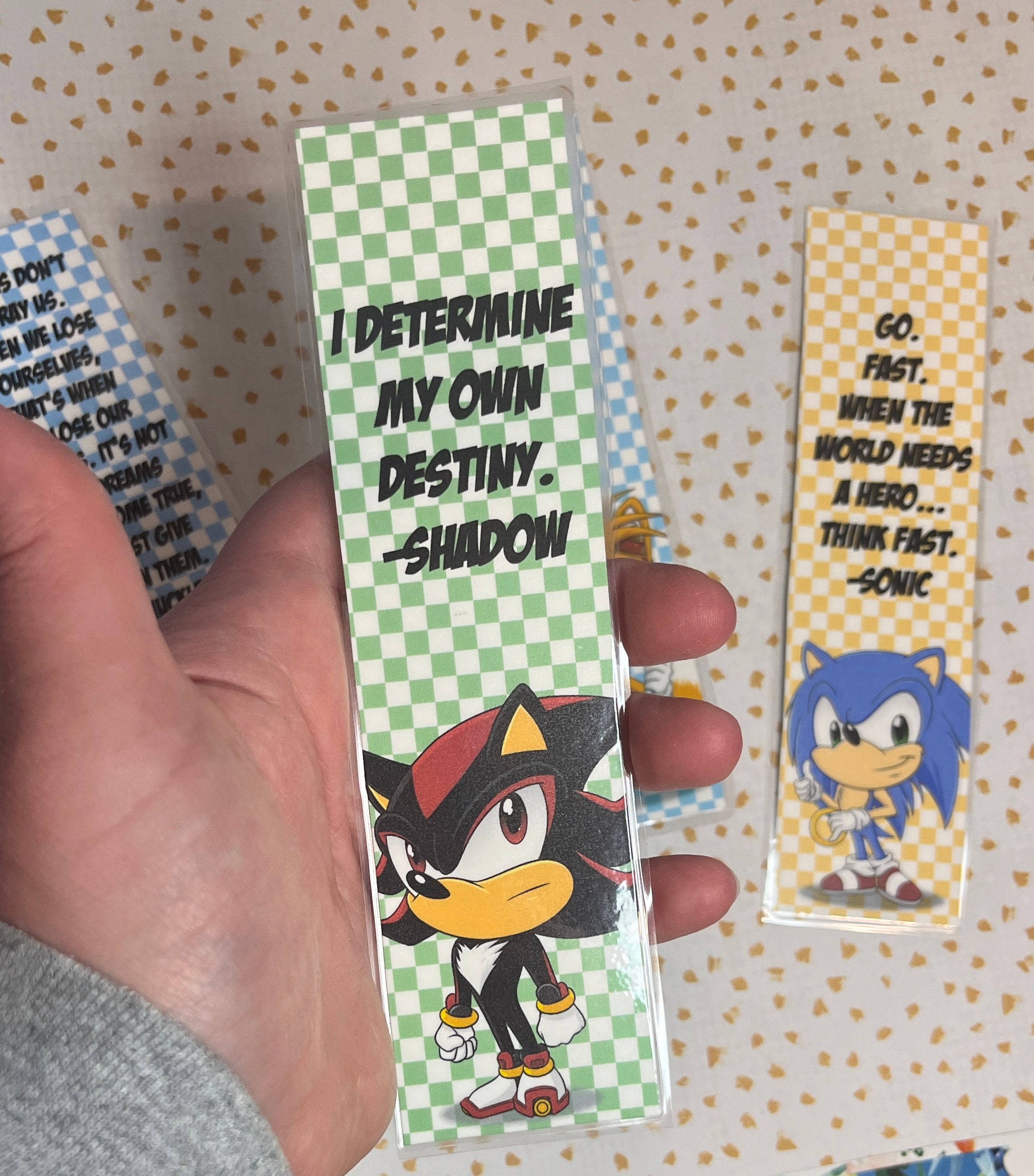 Fast Flying Punchy Emo Hedgehog Fox Echidna Game Hero Bookmark - Etsy