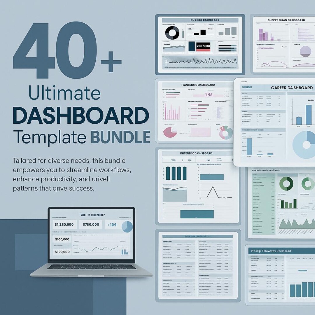 40+ Ultimate Dashboard Template Bundle | Editable Excel an Sheets ...