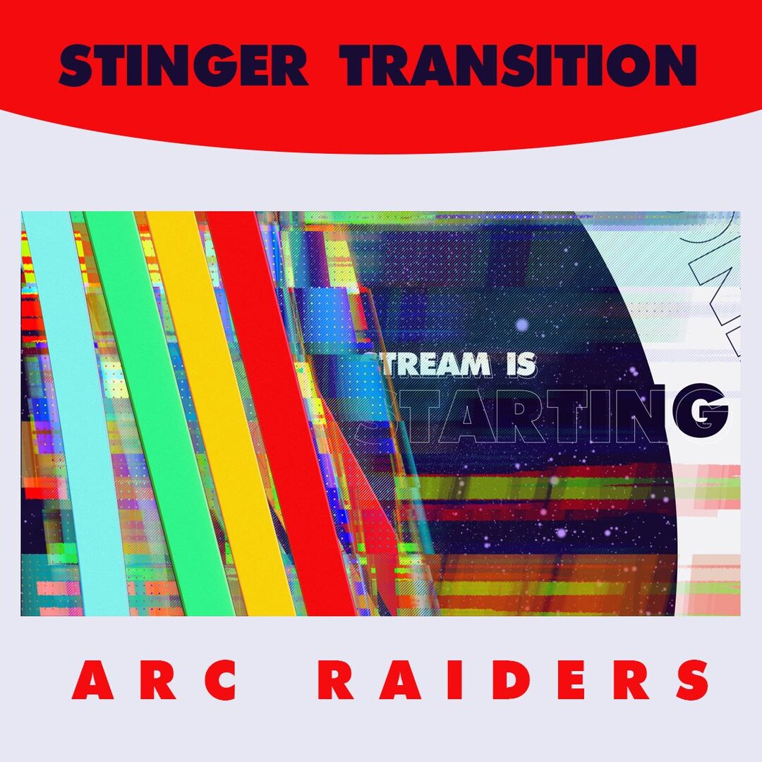 Raiders Stinger Transition Animated for OBS & Streamlabs Colors ...