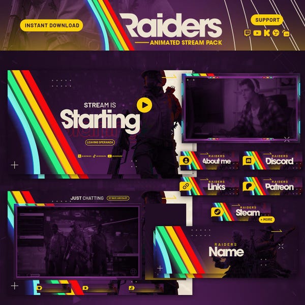 Arc Raiders Stream Overlay - Etsy