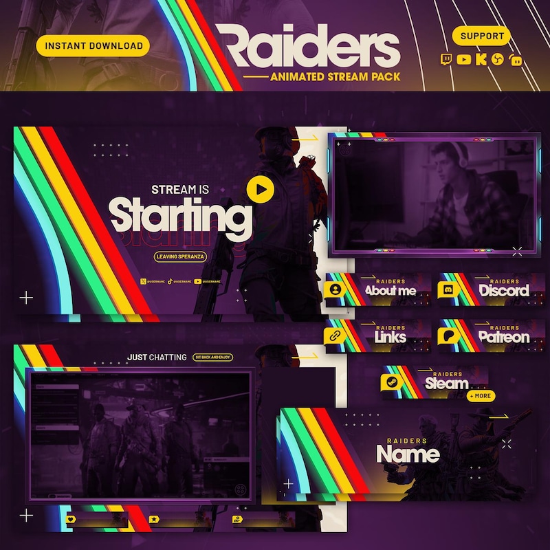 Overlays Screen - Etsy