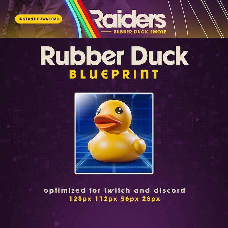 Arc Raiders 3D Rubber Duck Blueprint Animated Emotes – Stream & Chat ...