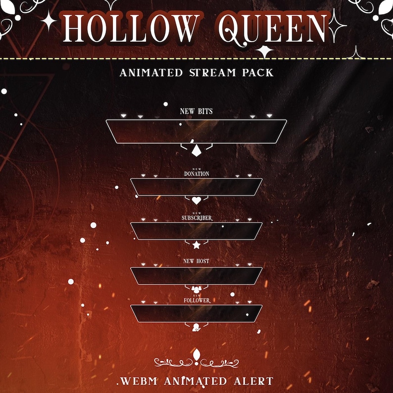 Animated Hollow Queen Overlays Hollow Queen Stream Package Stream ...