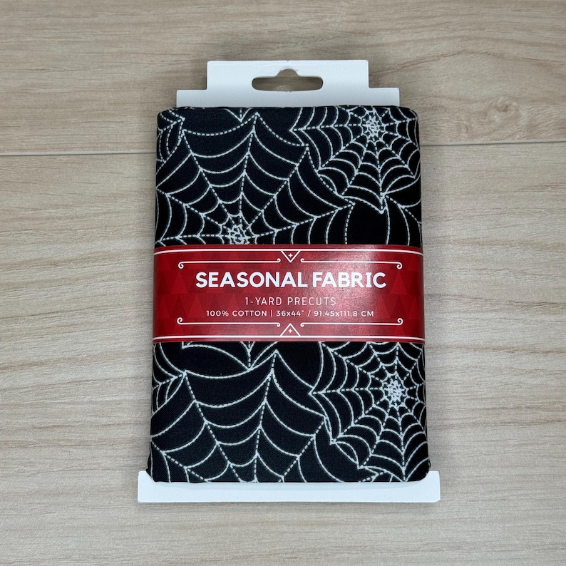 Halloween Spider Web Cotton Fabric – Black & White, 1-yard Precut - Etsy