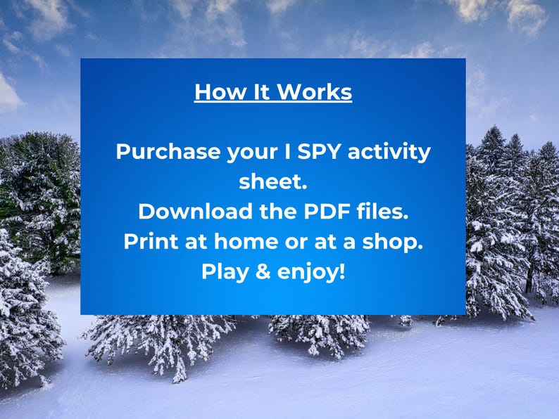 Winter Cozy I Spy – Printable Winter Activity for Kids | Cozy Quiet ...