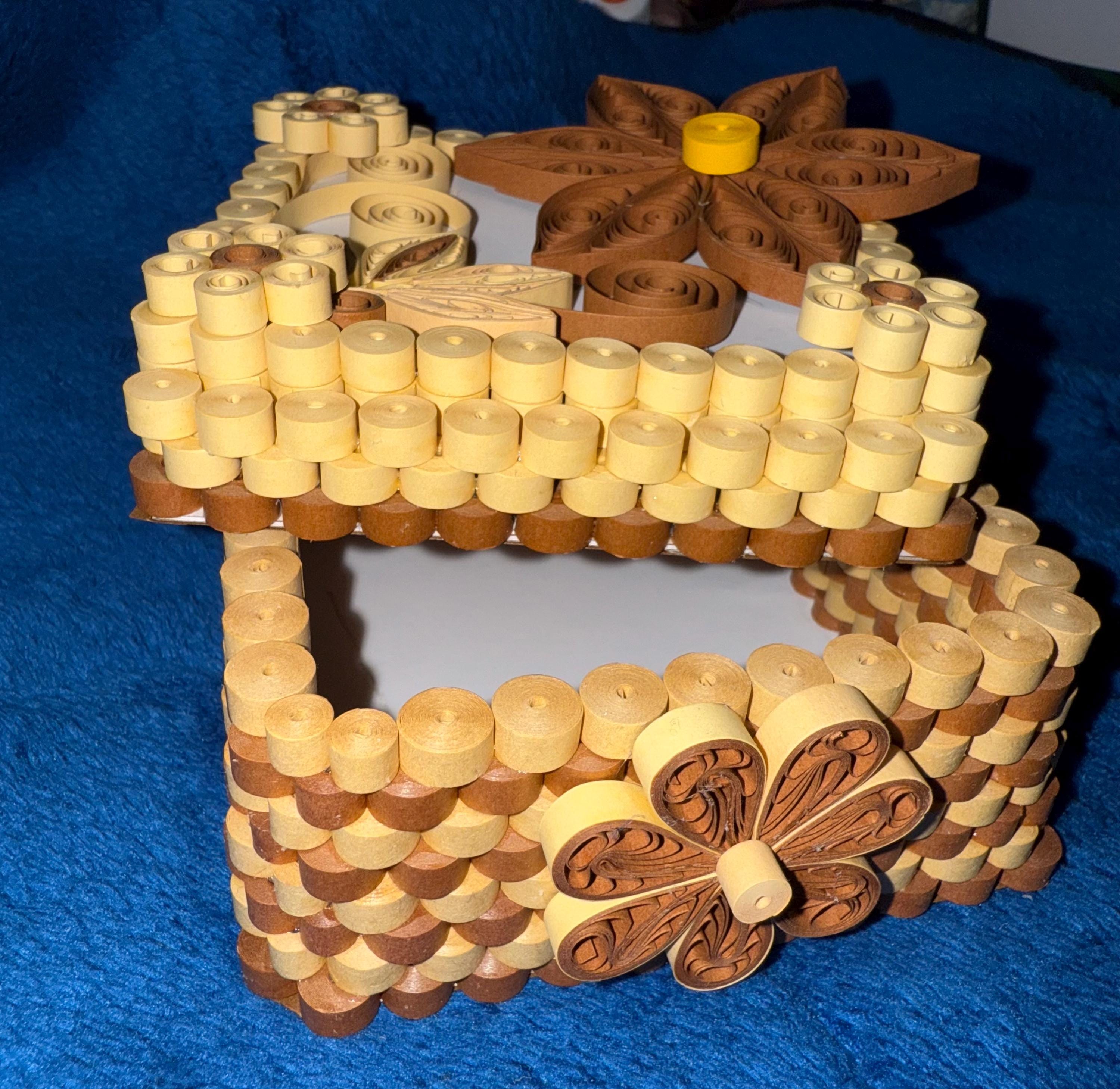 Quilling Square Box 10 X 4.5cm - Etsy