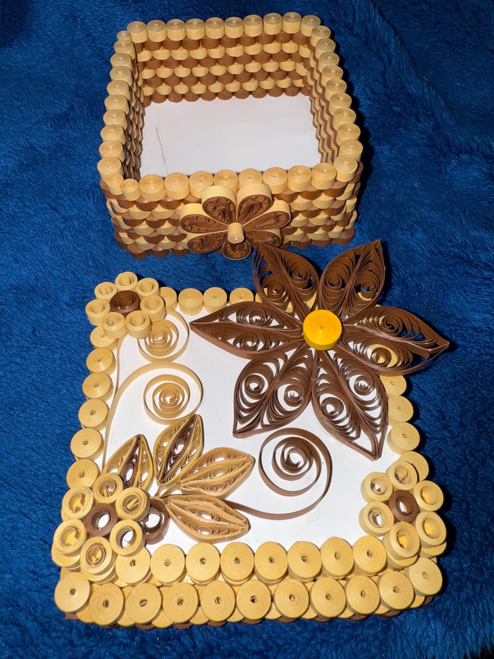 Quilling Square Box 10 X 4.5cm - Etsy
