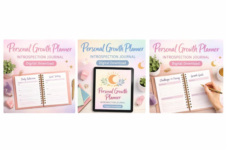 Personal Growth E-workbook (introspection) – 22 Pages - Etsy