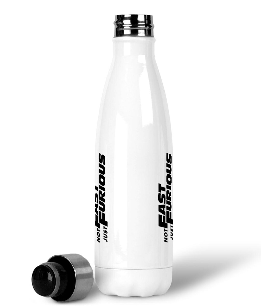 Not Fast, Just Furious. Stainless Steel 500ml Water Bottle | Crossfit ...