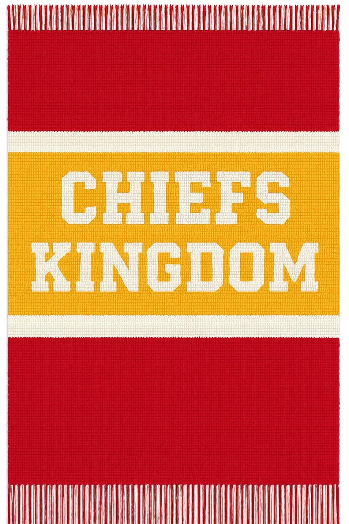 Kansas City Chiefs Inspired Crochet Throw – CHIEFS KINGDOM Graphgan ...
