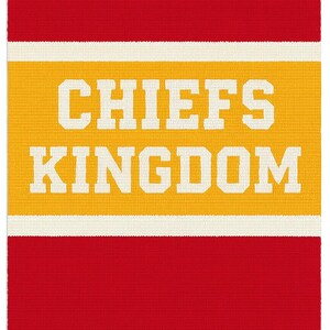 Kansas City Chiefs Inspired Crochet Throw – CHIEFS KINGDOM Graphgan ...
