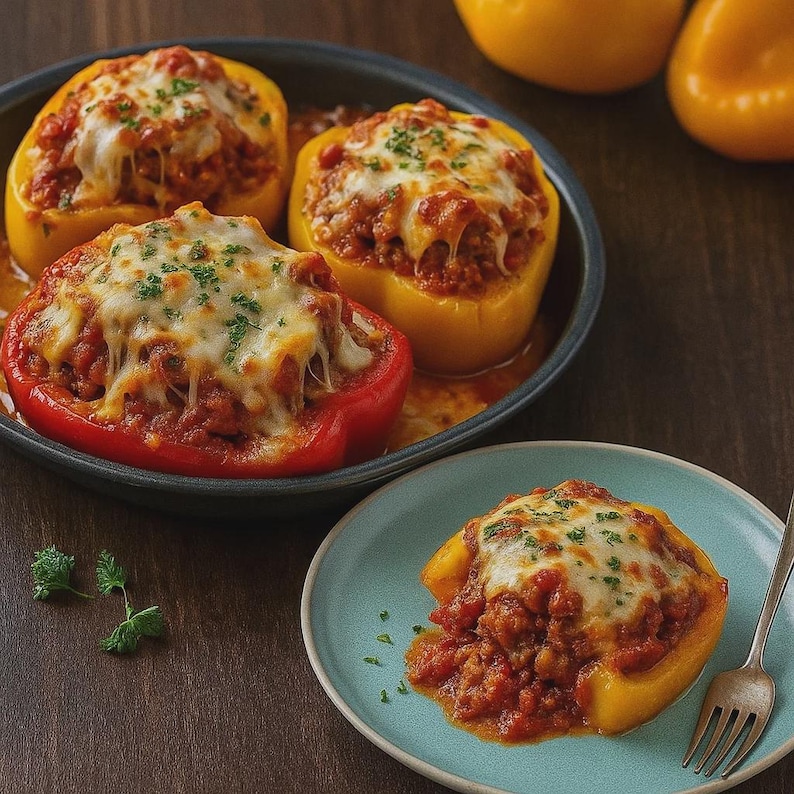 Ultimate Cheesy Stuffed Bell Peppers Recipe | Cozy Comfort Food ...