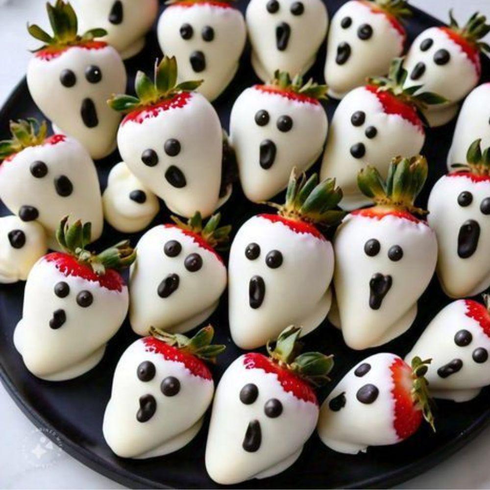 Spooky Ghost Strawberries Recipe | Digital Download - Etsy