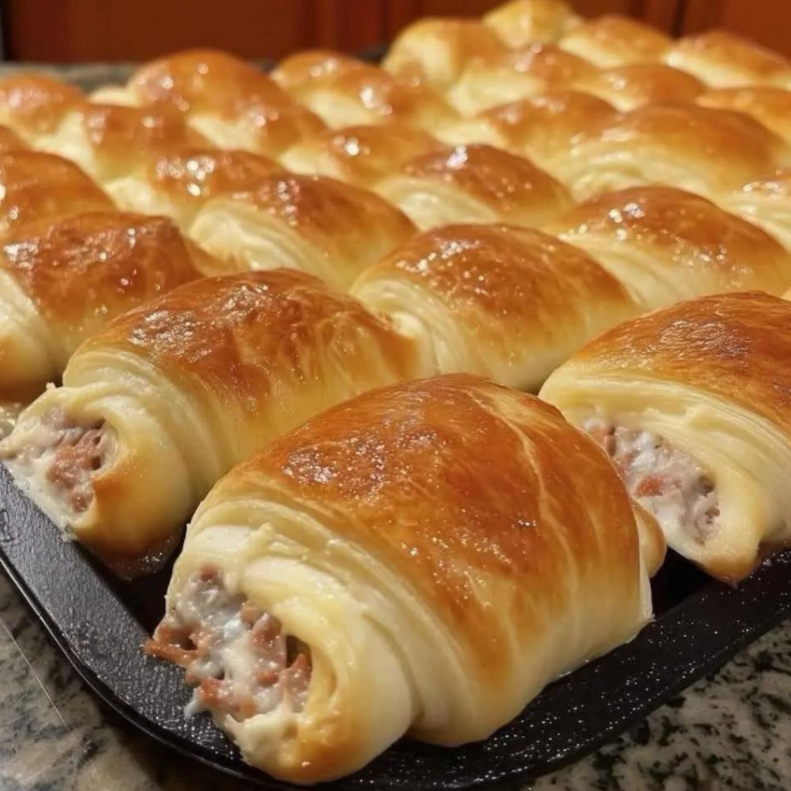 Savory Sausage & Cream Cheese Croissants Recipe | Easy Snack or ...