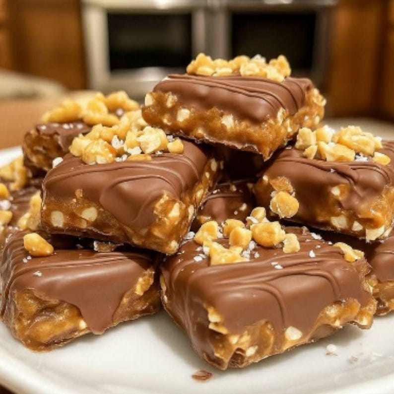 No Bake Peanut Butter Pretzel Clusters | Easy Chocolate Snack Recipe ...