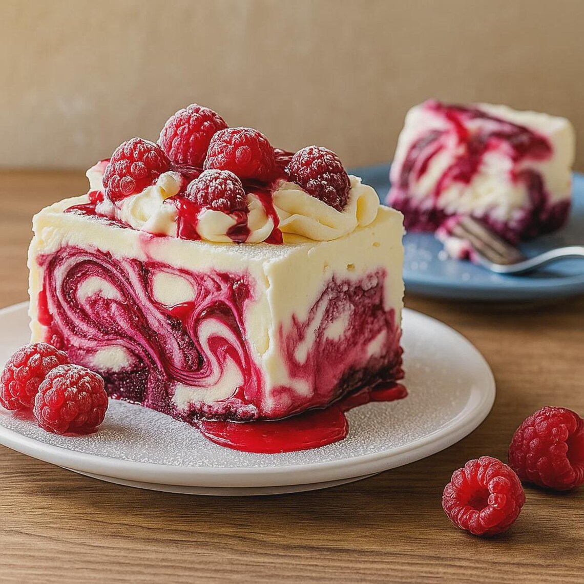 Raspberry Swirl Ice Cream Dream Recipe | No-bake Frozen Dessert ...