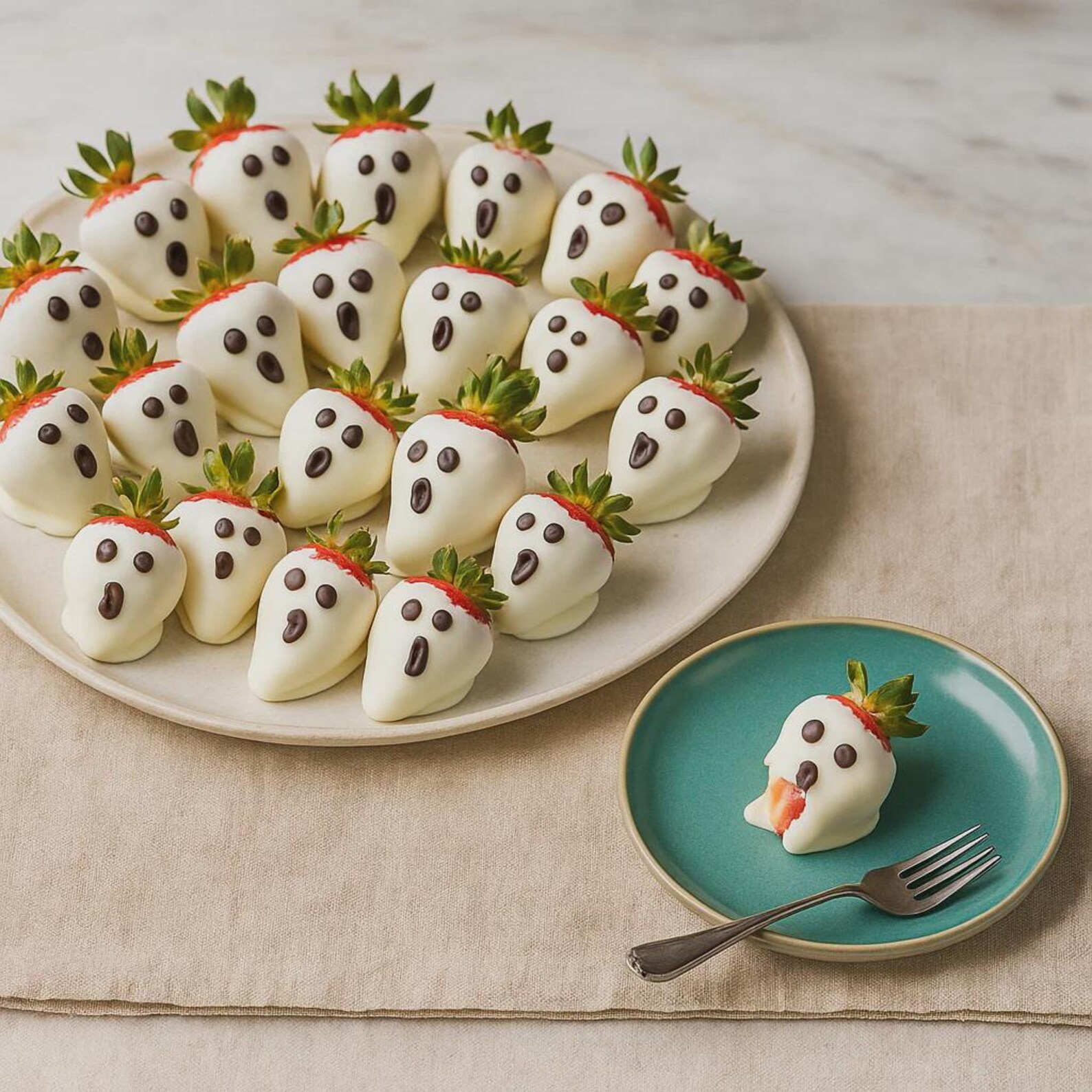 Spooky Ghost Strawberries Recipe | Digital Download - Etsy