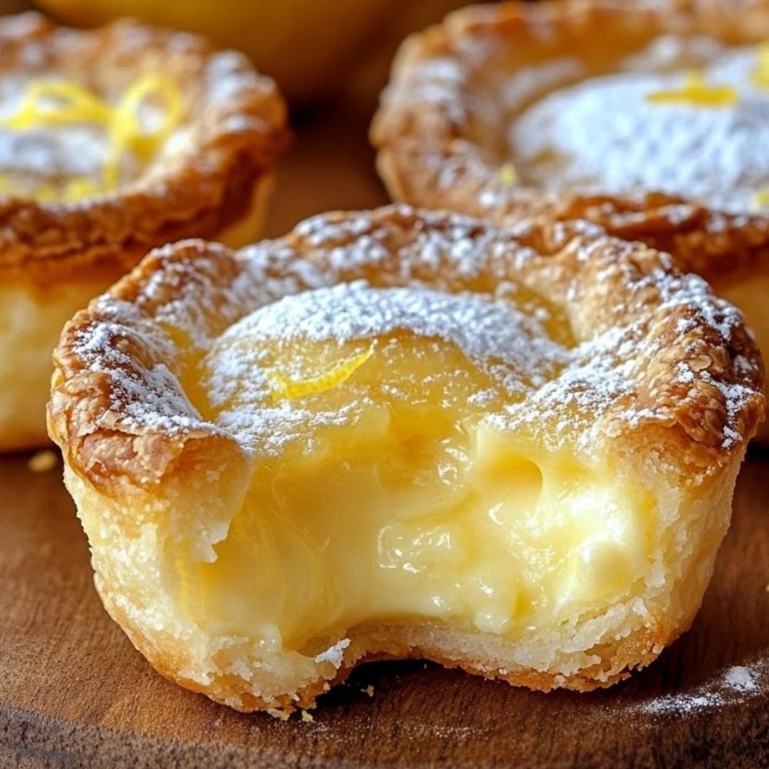 Lemon Magic Pies Recipe | Easy Sweet Dessert (digital Download) - Etsy