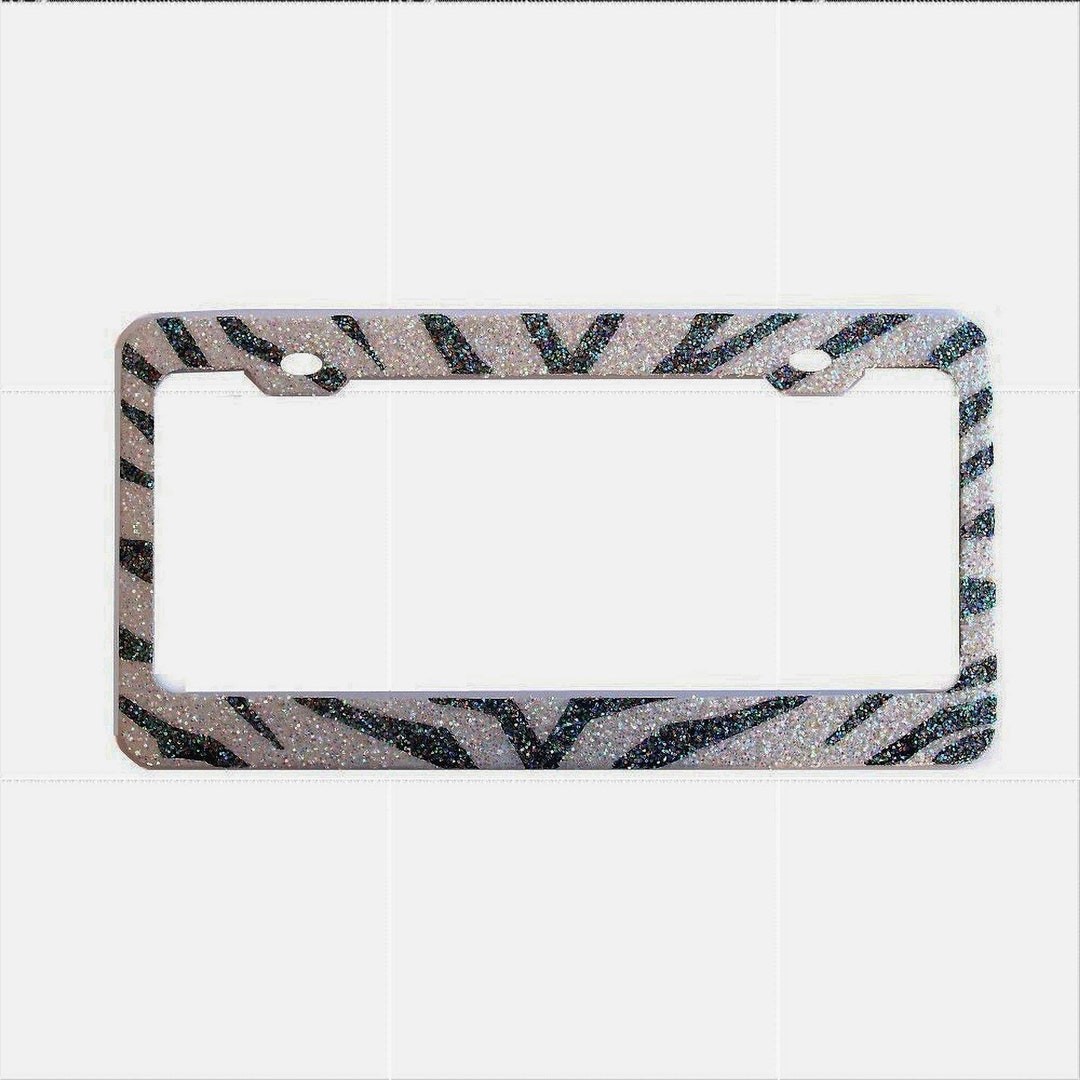BLACK & WHITE ZEBRA Sparkly Glitter Glam Bling Sassy Sparkly Animal ...