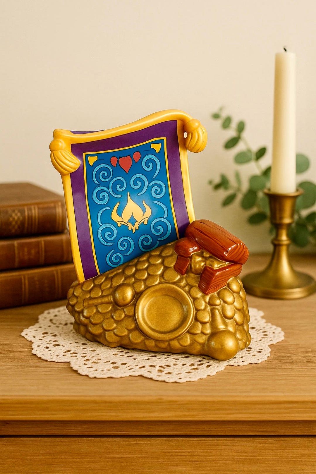 Vintage 1990s Schmid Disney Aladdin Figurine Base – Magic Carpet ...