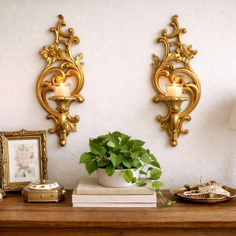 Ornate Wall Sconce Light - Etsy