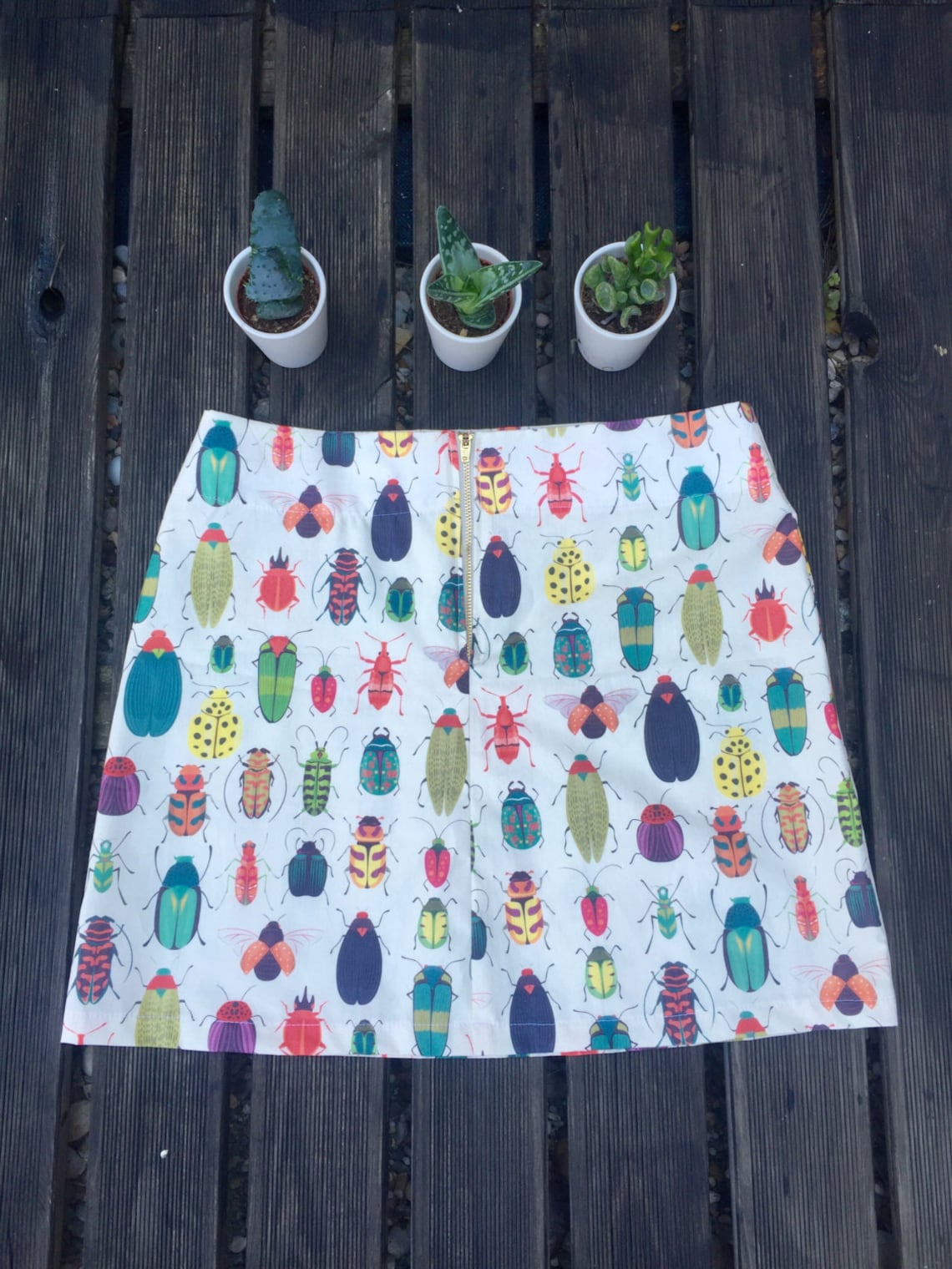 Mini Falda Insectos Bichos Colores Ropa Divertida | Etsy