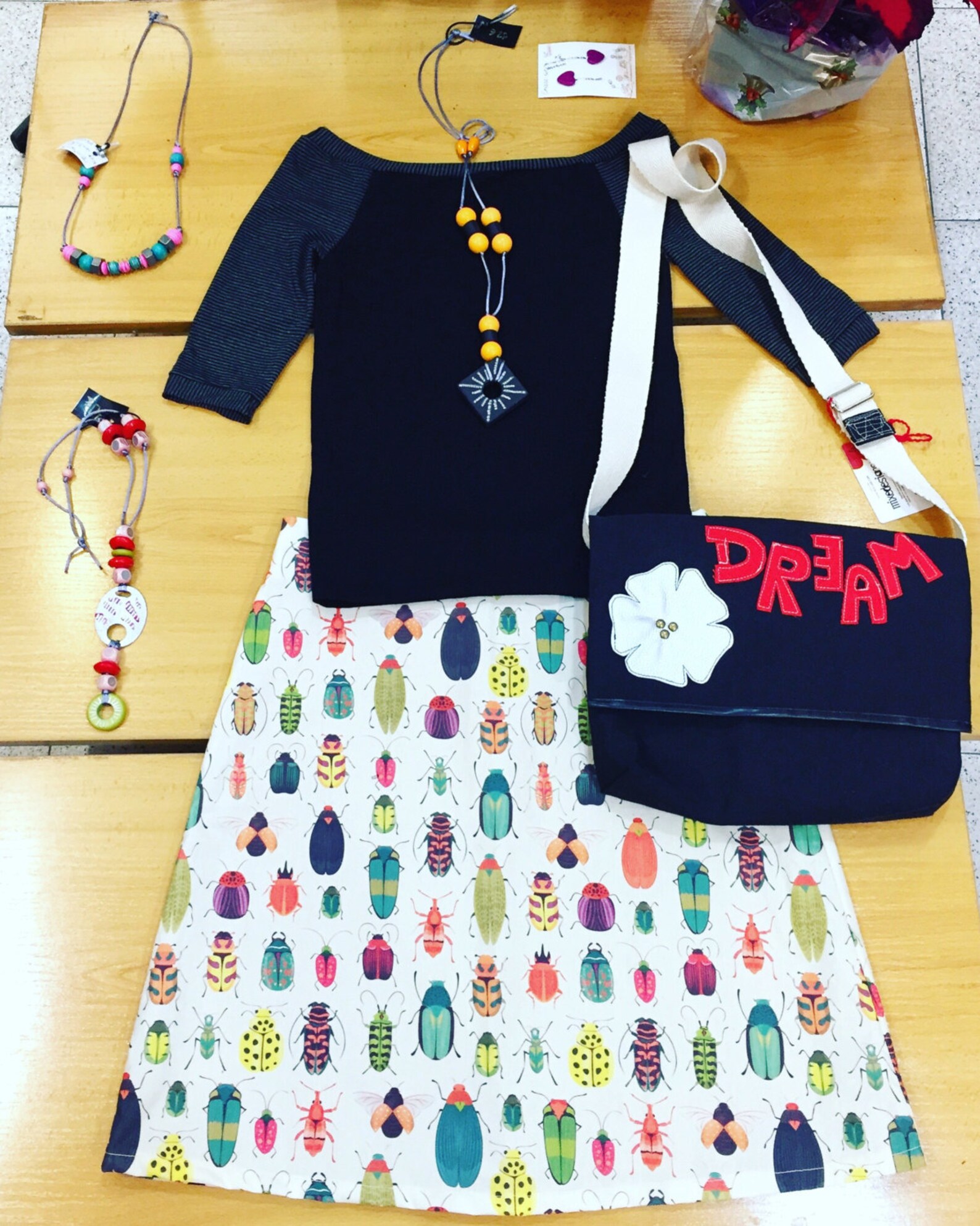 Mini Falda Insectos Bichos Colores Ropa Divertida | Etsy