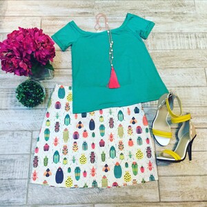 Mini Falda Insectos Bichos Colores Ropa Divertida | Etsy