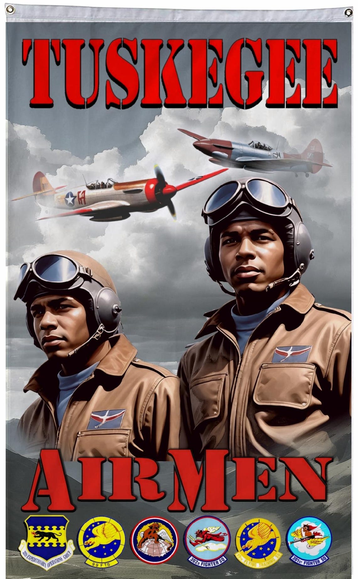 Tuskegee Airmen-- Black History -- Flag - Etsy