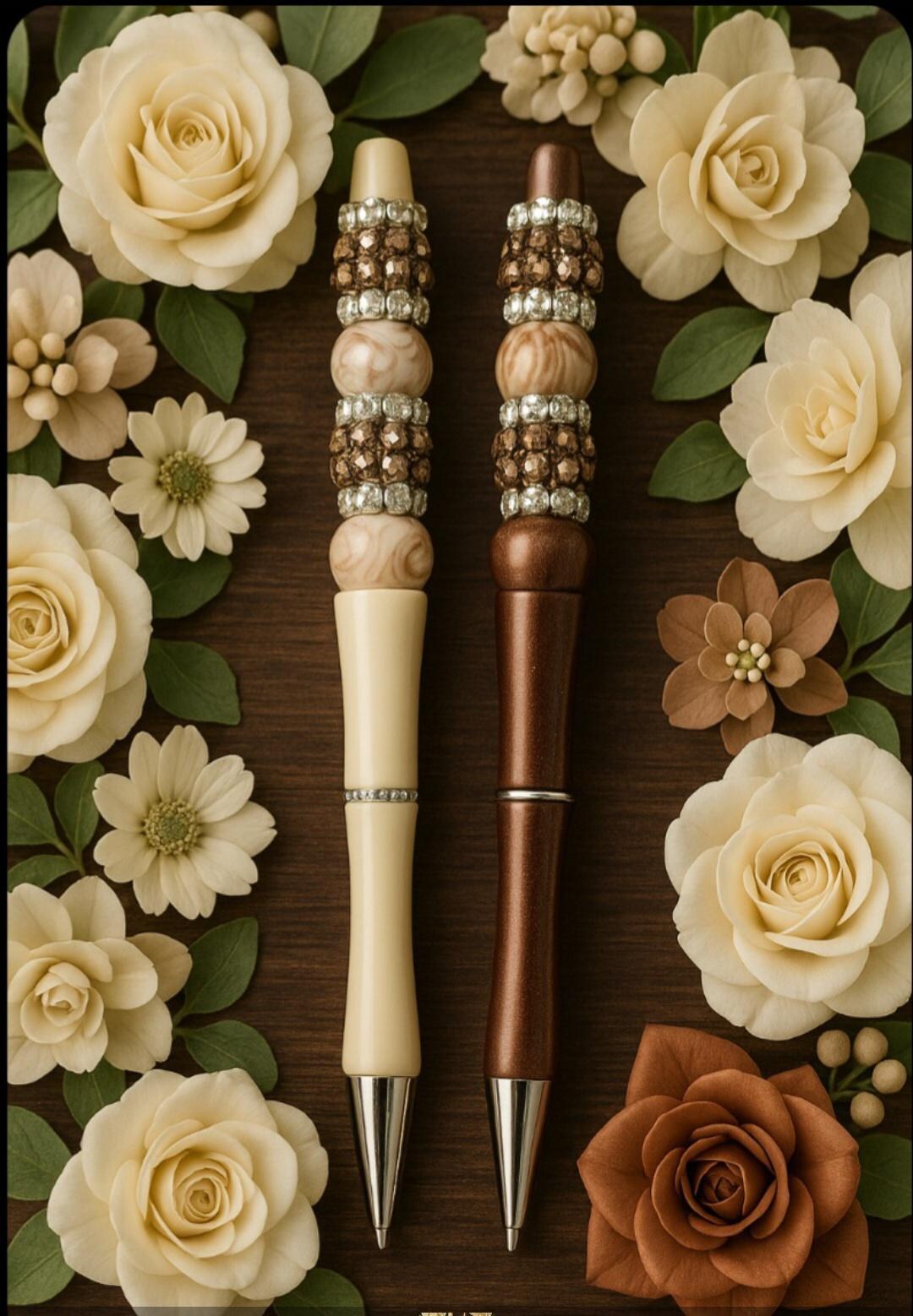 Beaded Bedazzled Ballpoint Pen- Handmade Decorative Writing Pen - Etsy