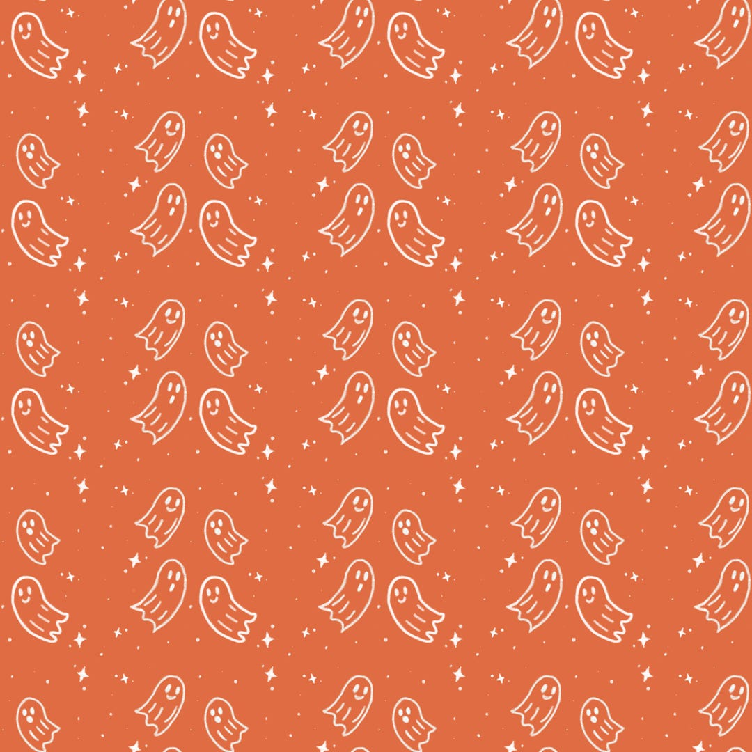 Happy Ghosts Pattern - Etsy
