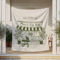 Cafe Bebe Baby Shower Welcome Sign | Coffee Themed Gender Reveal Poster ...