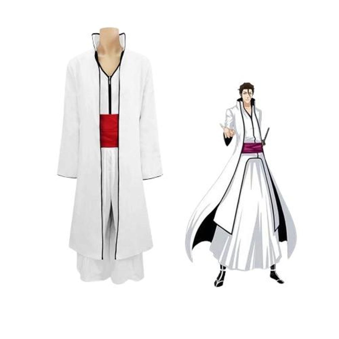 Aizen Sousuke Costume | Bleach Anime Cosplay Outfit Uniform Set - Etsy ...