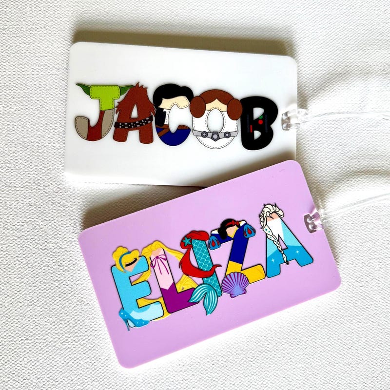 Kids Luggage Tags - Etsy