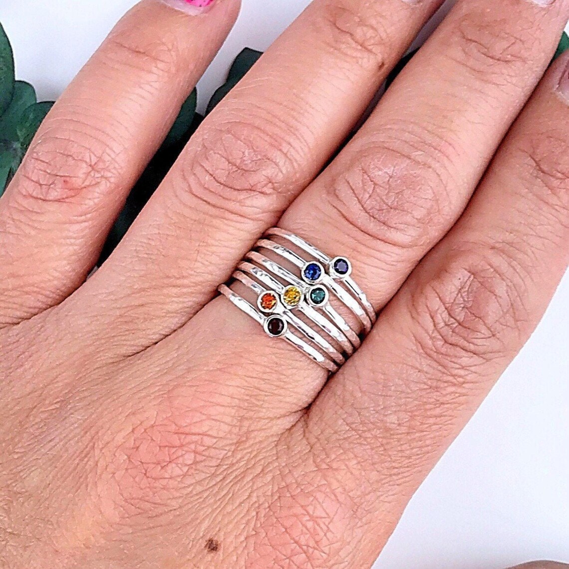 Lgbt Jewelry Girlfriend Fiance Ring Lgbt Pride T Thin Etsy