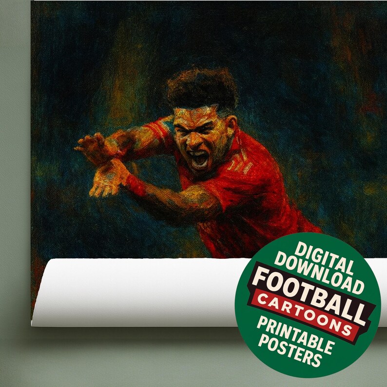 Igor Jesus - Nottingham Forest Cartoon Soccer Art Print (digital ...