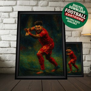 Igor Jesus - Nottingham Forest Cartoon Soccer Art Print (digital ...