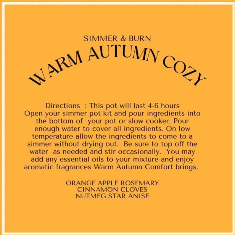 Simmer Pot Potpourri - Etsy