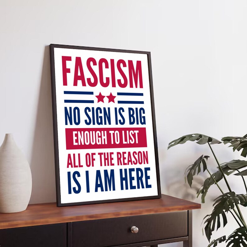 Anti-trump Protest Sign Bundle Instant Download, No Kings Pro-democracy ...