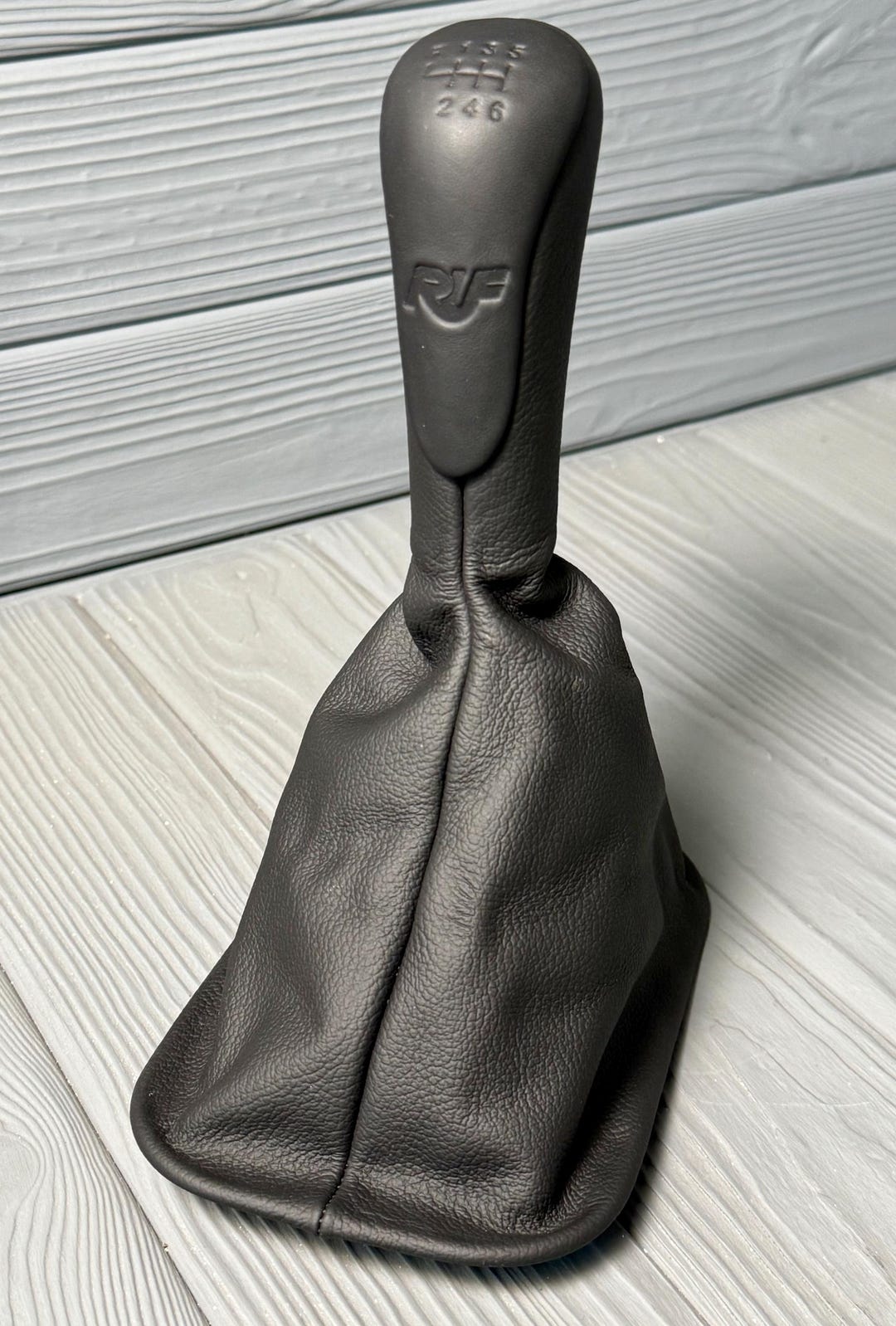 993 Porsche RUF Gear Shift Knob Gearbox Genuine Black Leather, Manual ...